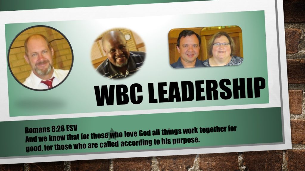 Wbc Leadership - Witbank Baptist Church